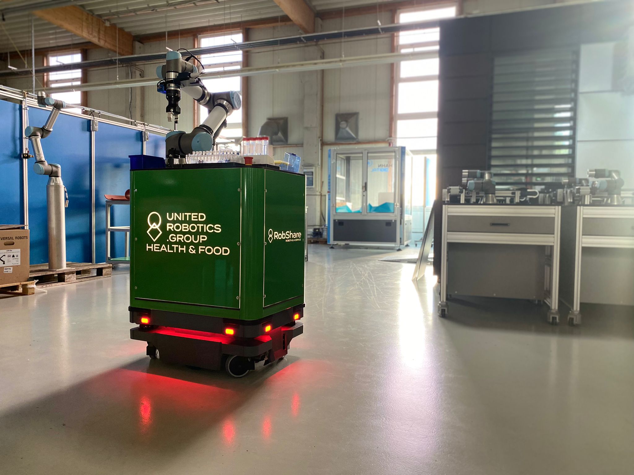 uLAB - Lab automation with cobots - uLAB Laborautomatisierung